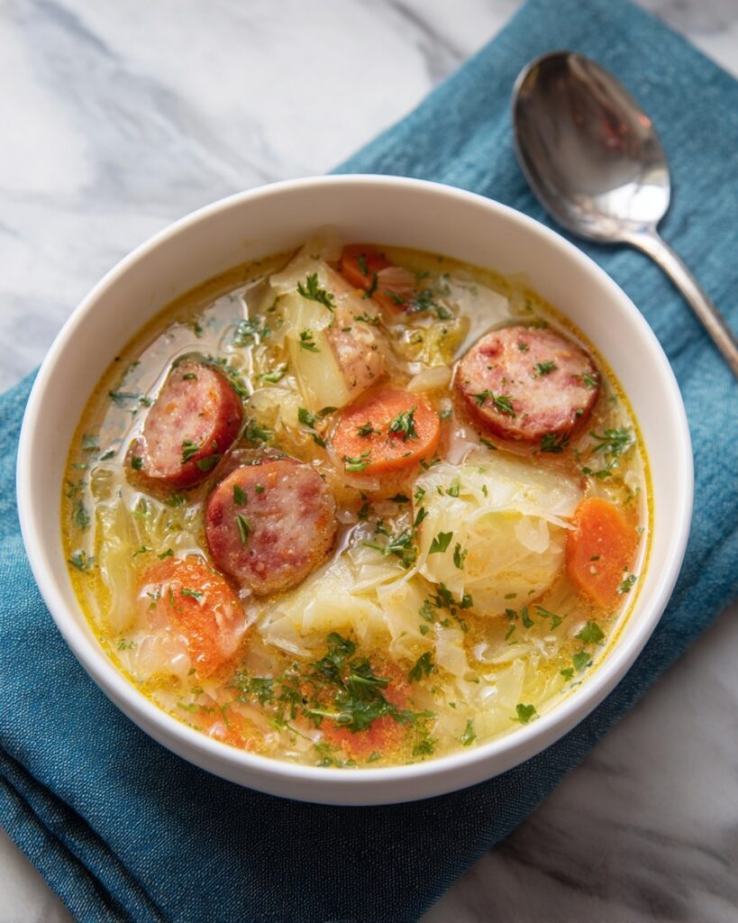 Kielbasa and Cabbage Soup Recipe – Slow Cooker Recipes